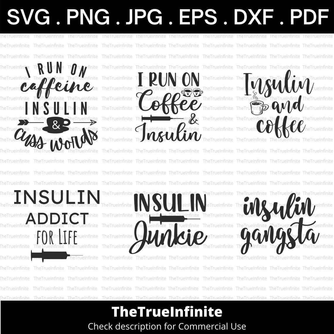 Funny Diabetes Svg Bundle Type 1 Diabetes Svg Gift for - Etsy