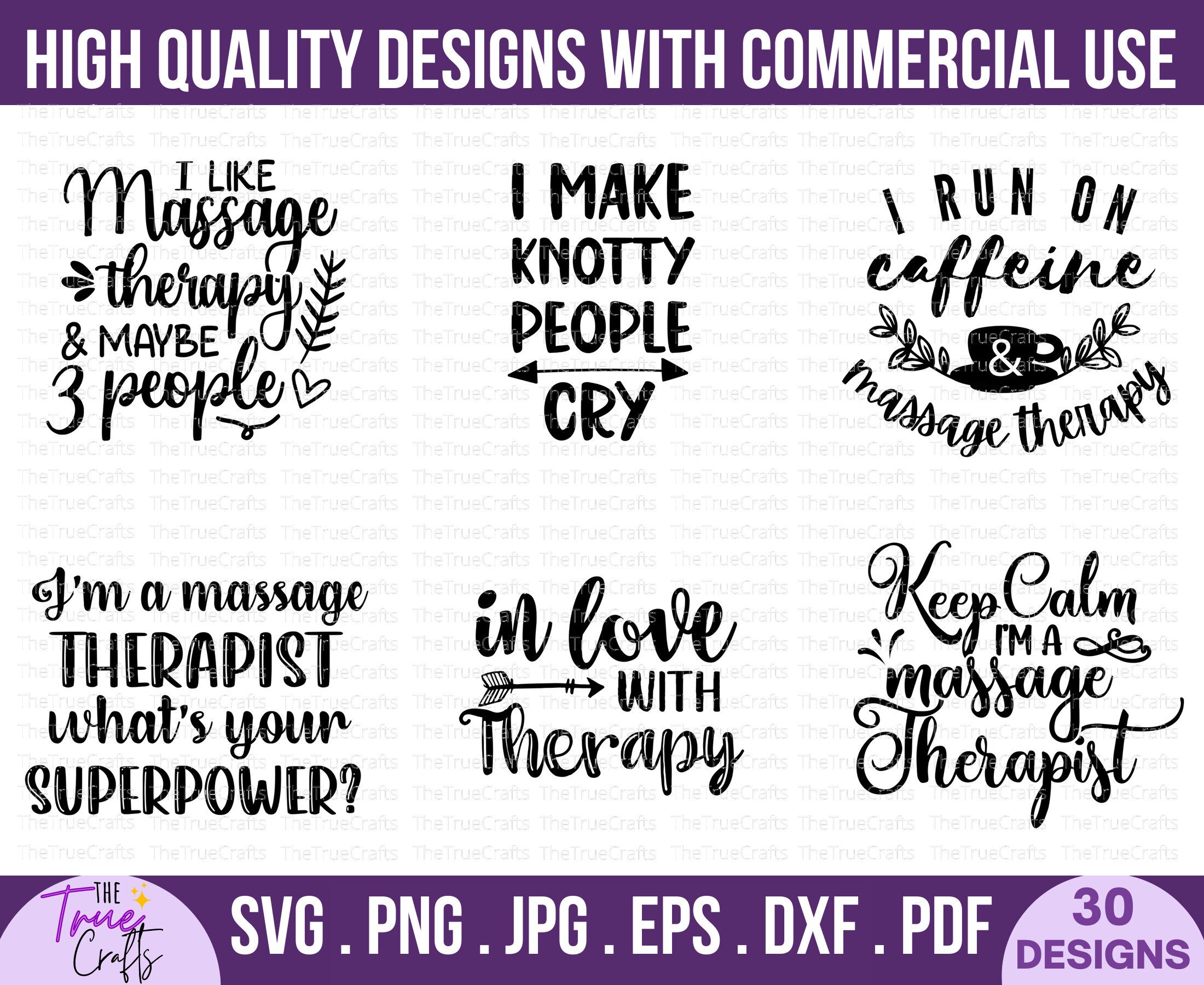 Massage Therapist Svg Bundle - Funny Massage Therapy Svg, Liscensed ...