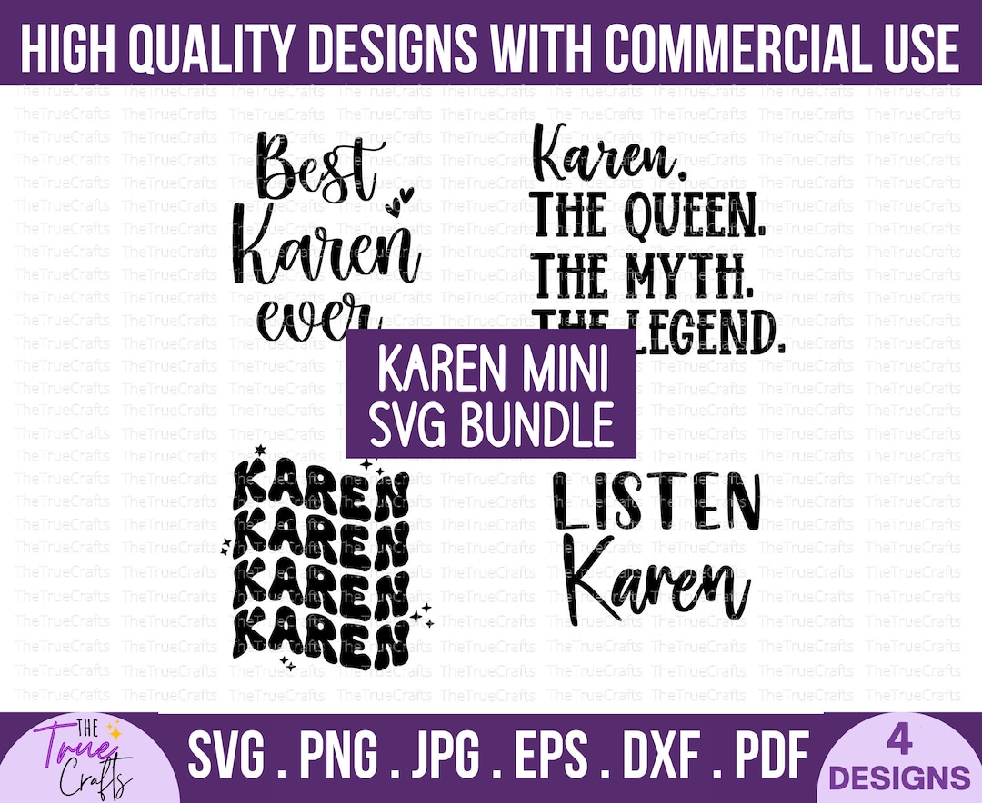 Karen SVG Bundle - Listen Karen, Karen Shirt Svg, Karen Gift, Funny ...