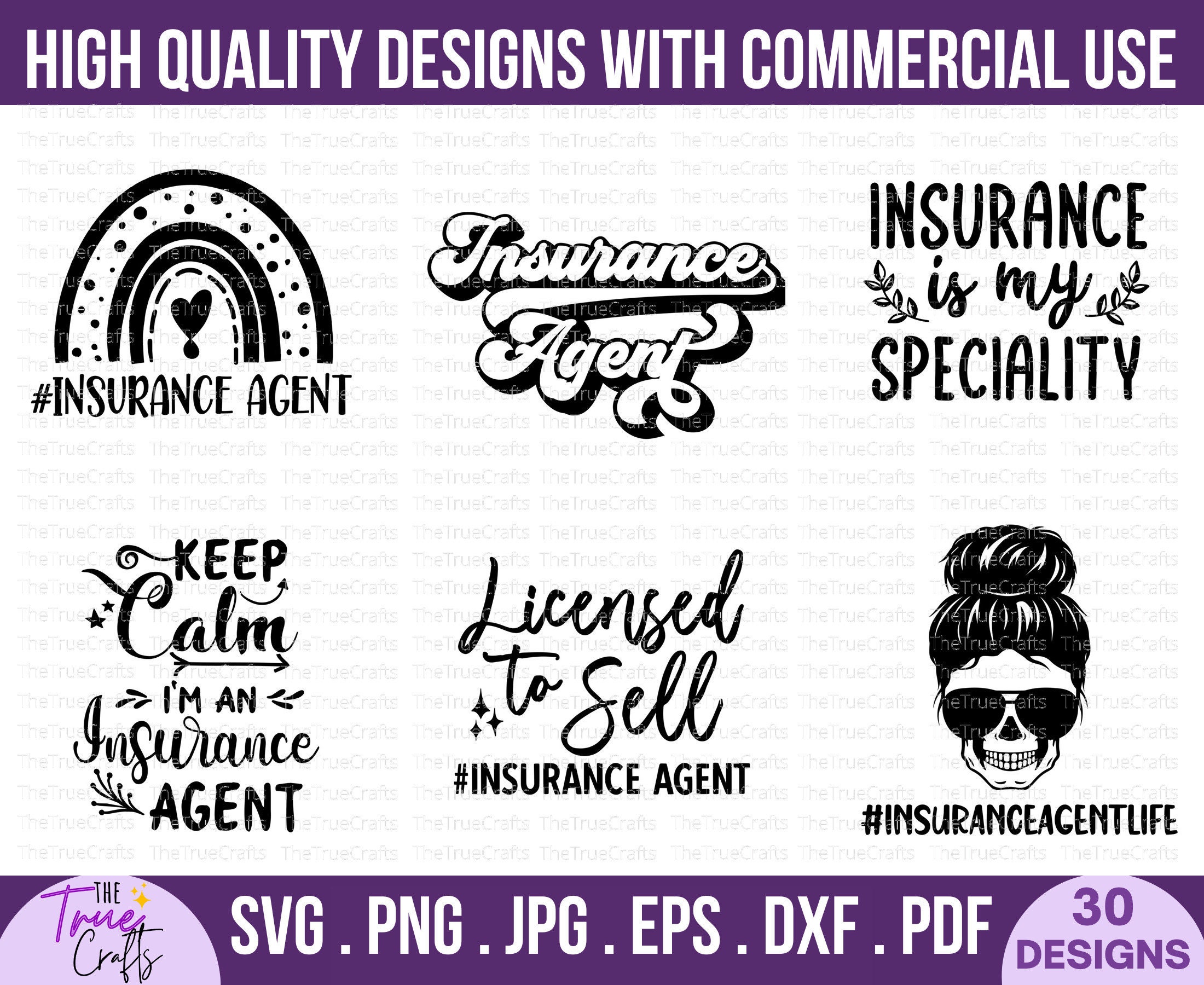 Insurance Agent SVG MEGA Bundle Funny Sales Agent Gift - Etsy