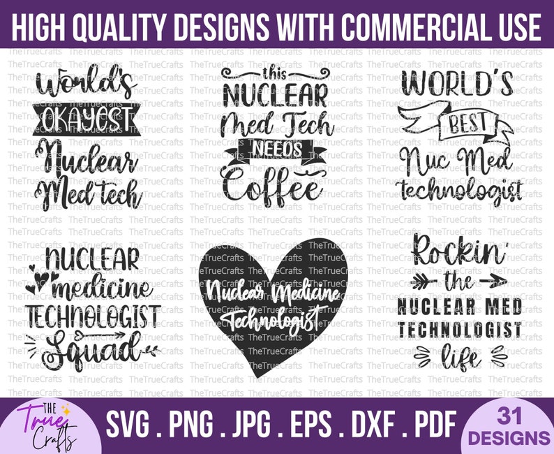 Nuclear Medicine Technologist Svg Bundle - Etsy
