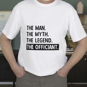 Man Myth Legend Officiant Svg Wedding Officiant Svg, Officiant Gift ...