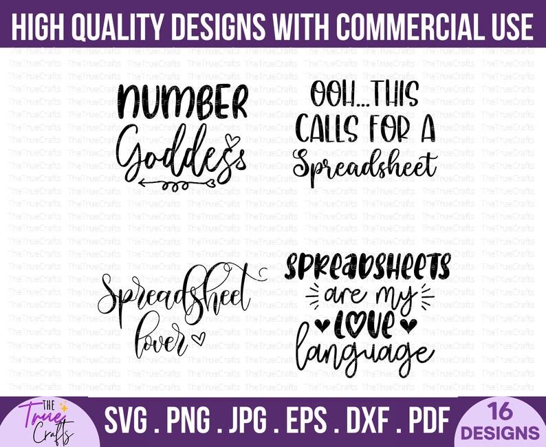 Spreadsheet Lover Svg Bundle - Spreadsheet Svg, Funny CPA Svg ...