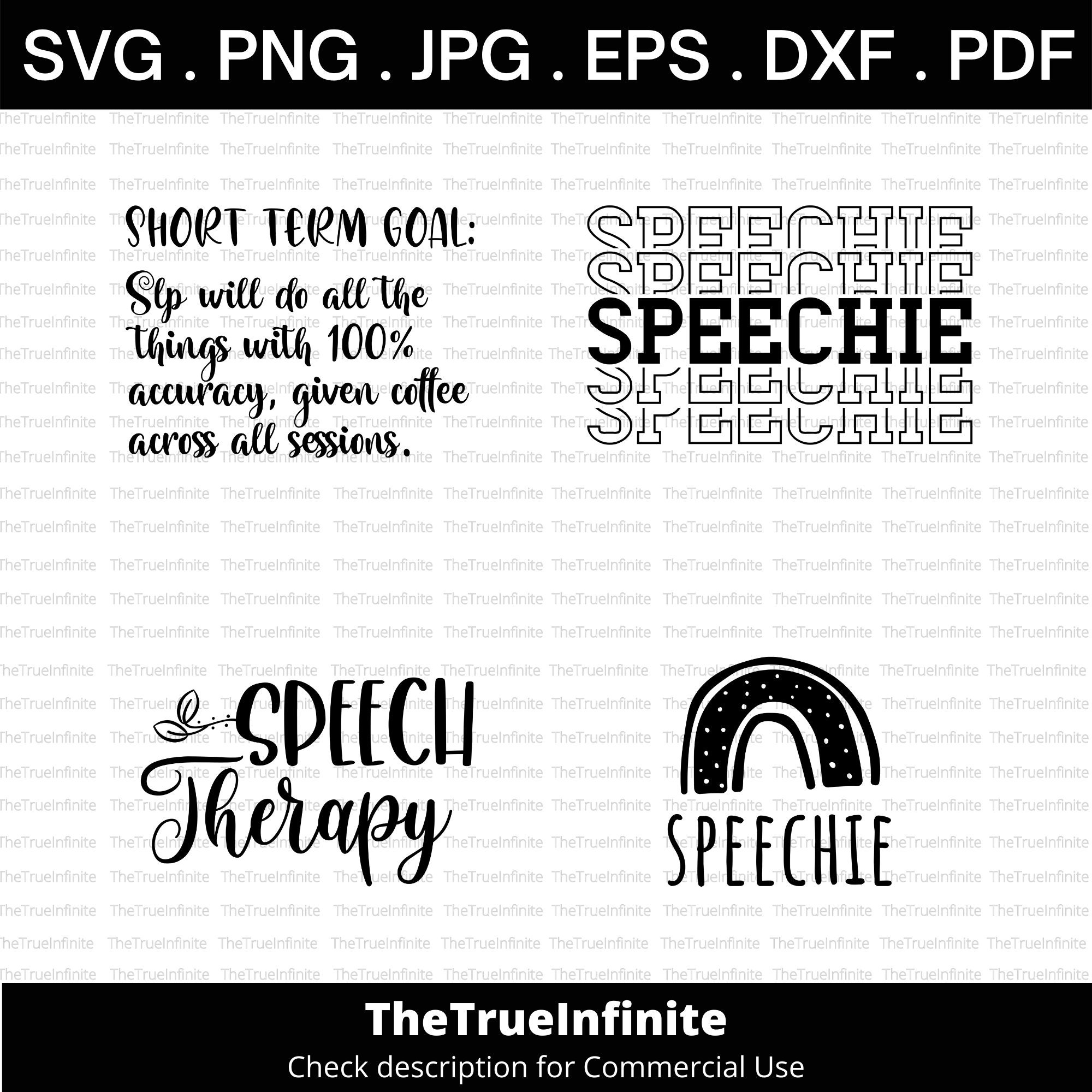 SLP Speech Language Pathology Svg Bundle Slp Bundle SLP - Etsy
