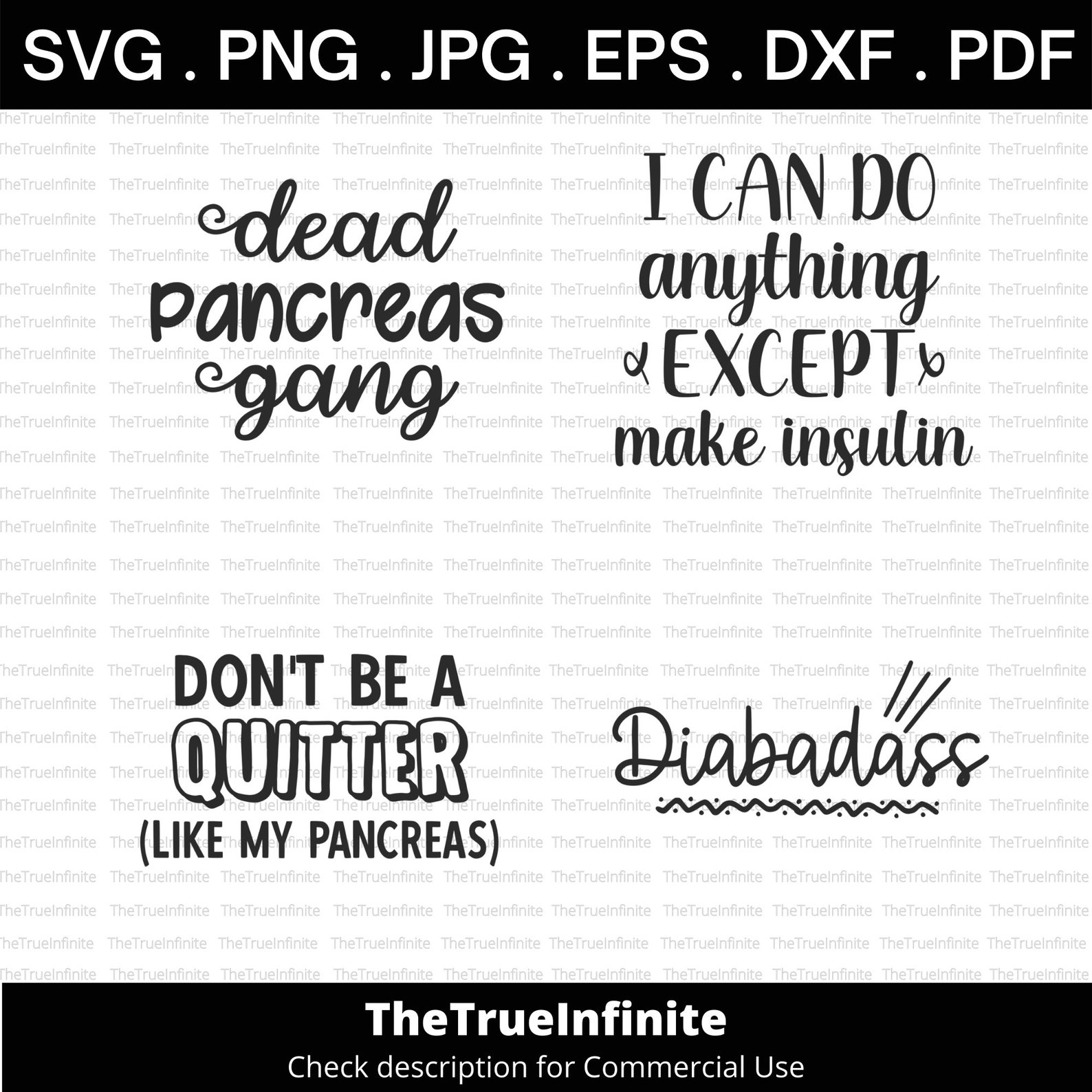 Funny Diabetes Svg Bundle Type 1 Diabetes Svg Gift for - Etsy