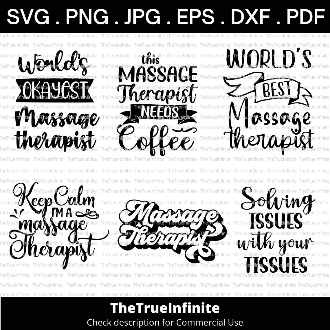 Massage Therapist Svg Bundle Funny Massage Therapy Svg - Etsy