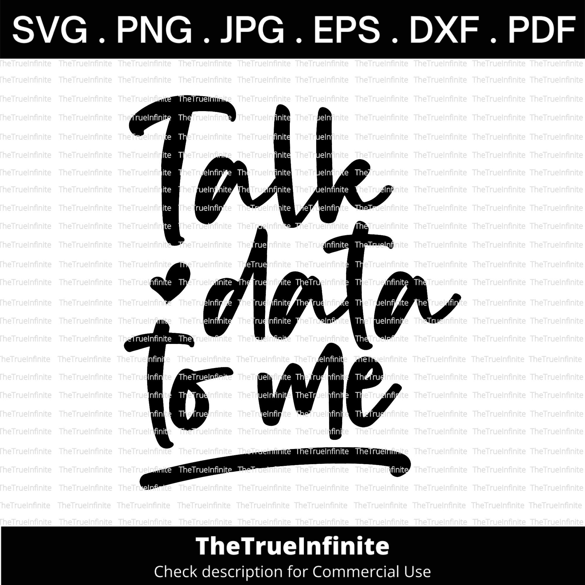 Talk Data to Me Svg Funny Statistics Svg Gifts for Data | Etsy