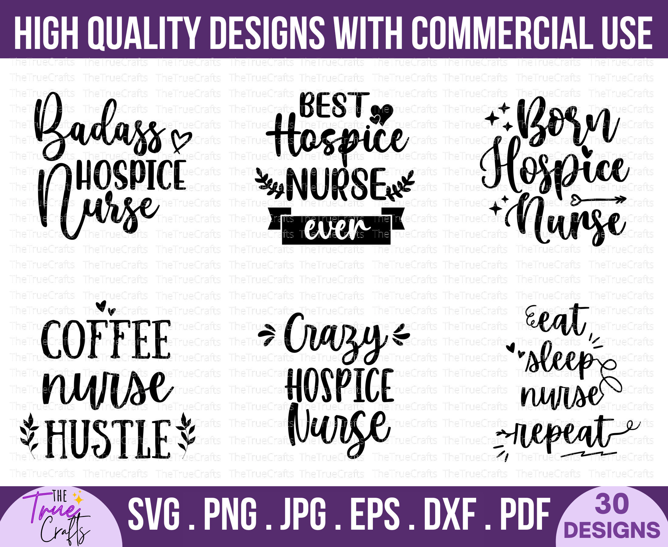 Hospice Nurse Svg Bundle funny Hospice Nurse Sayings Svg - Etsy