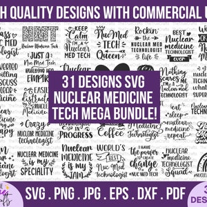Nuclear Medicine Technologist Svg Bundle - Etsy