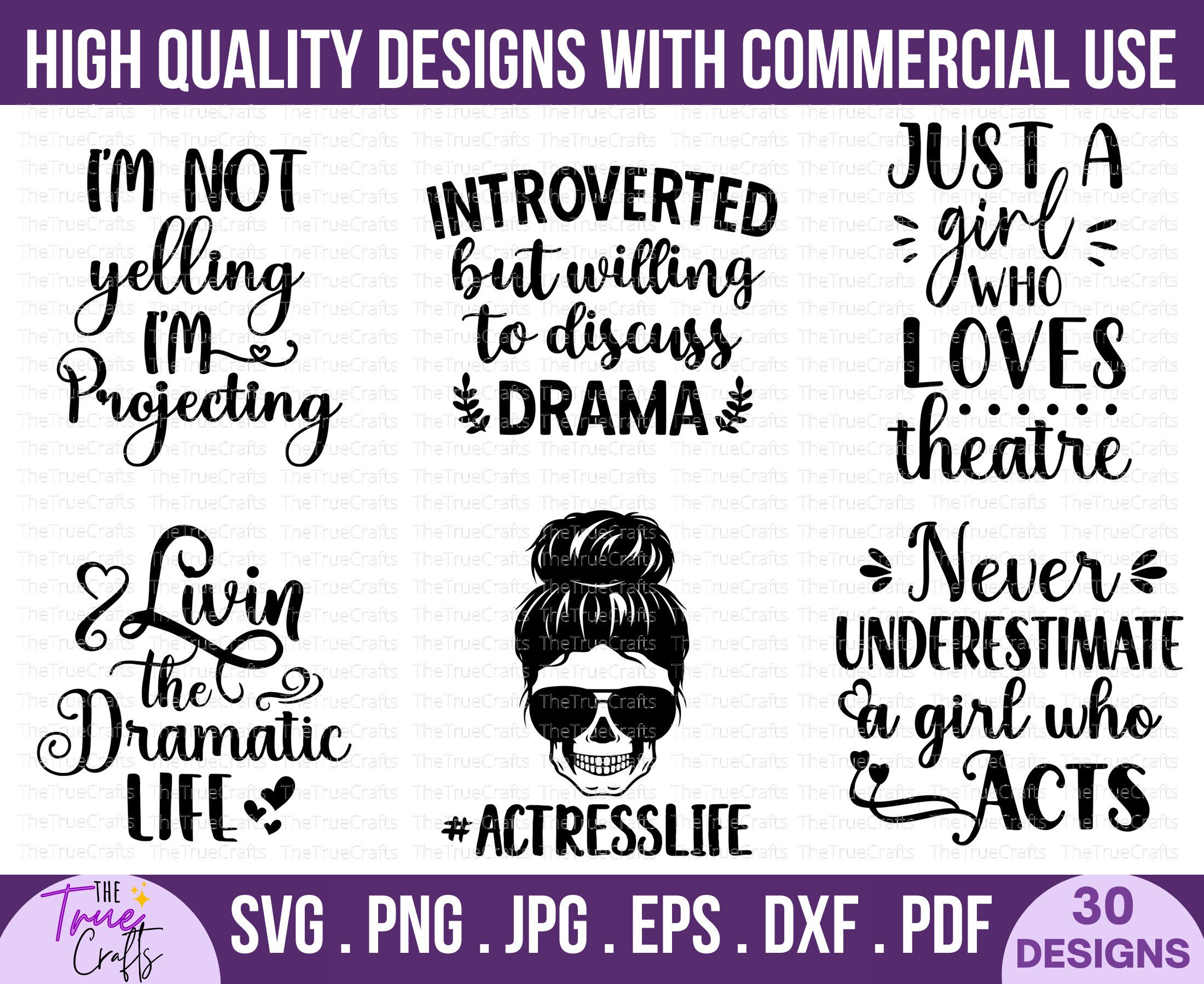 Drama Theater Svg Bundle Theatre Svg Broadway Actor - Etsy
