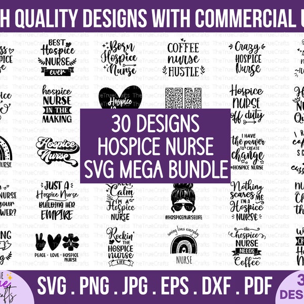 Hospice Nurse Svg - Etsy