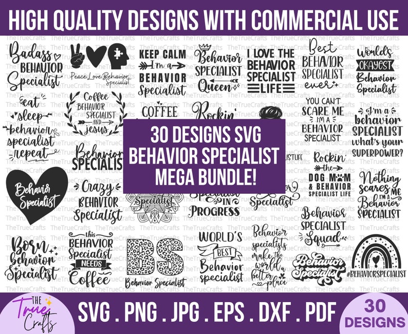 Behavior Specialist Svg Bundle -funny Cognitive Behavioral Therapy Svg ...