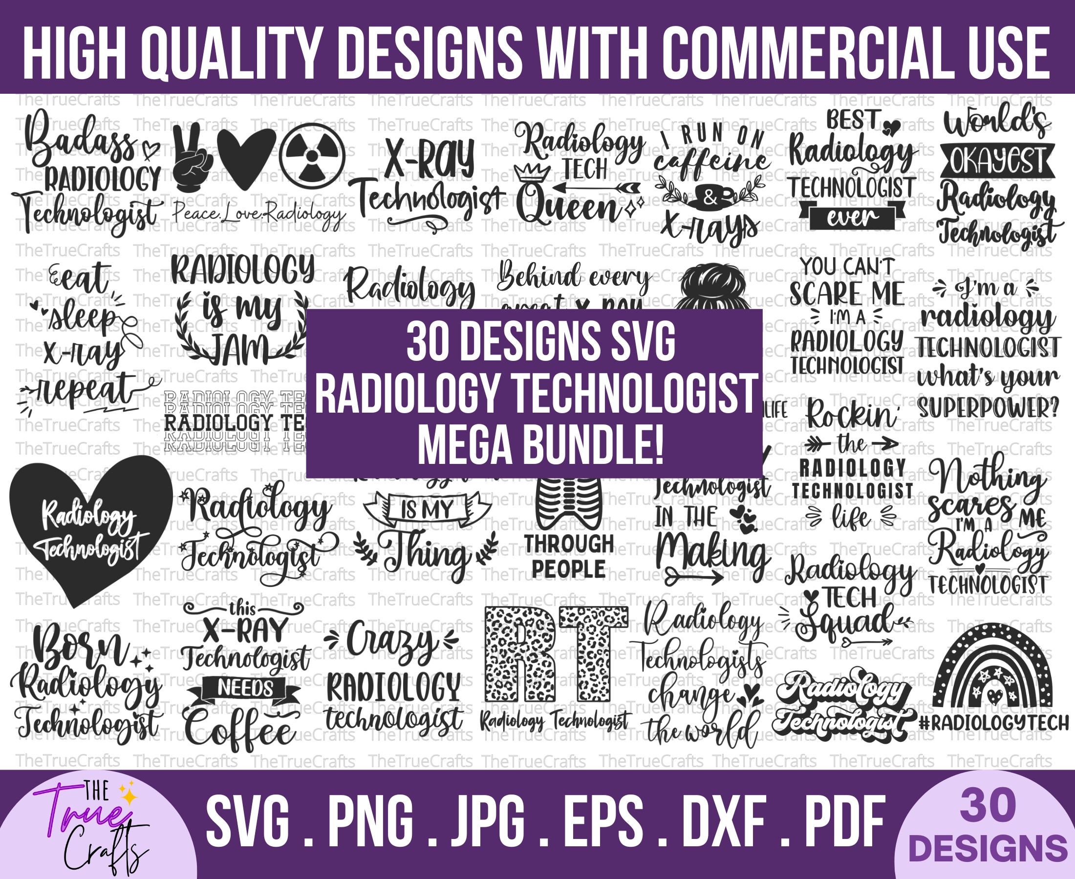 Radiology Technologist Svg Bundle Funny Radiology Tech Svg - Etsy