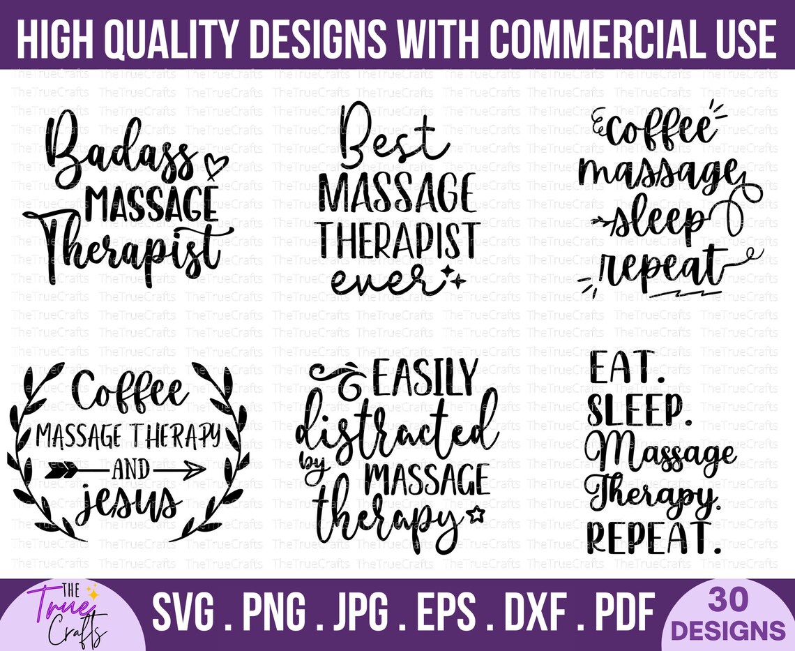 Massage Therapist Svg Bundle - Funny Massage Therapy Svg, Liscensed ...