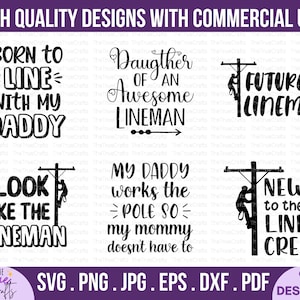 Lineman Baby Svg Bundle - Lineman Son, Lineman Daughter Svg, Lineman ...