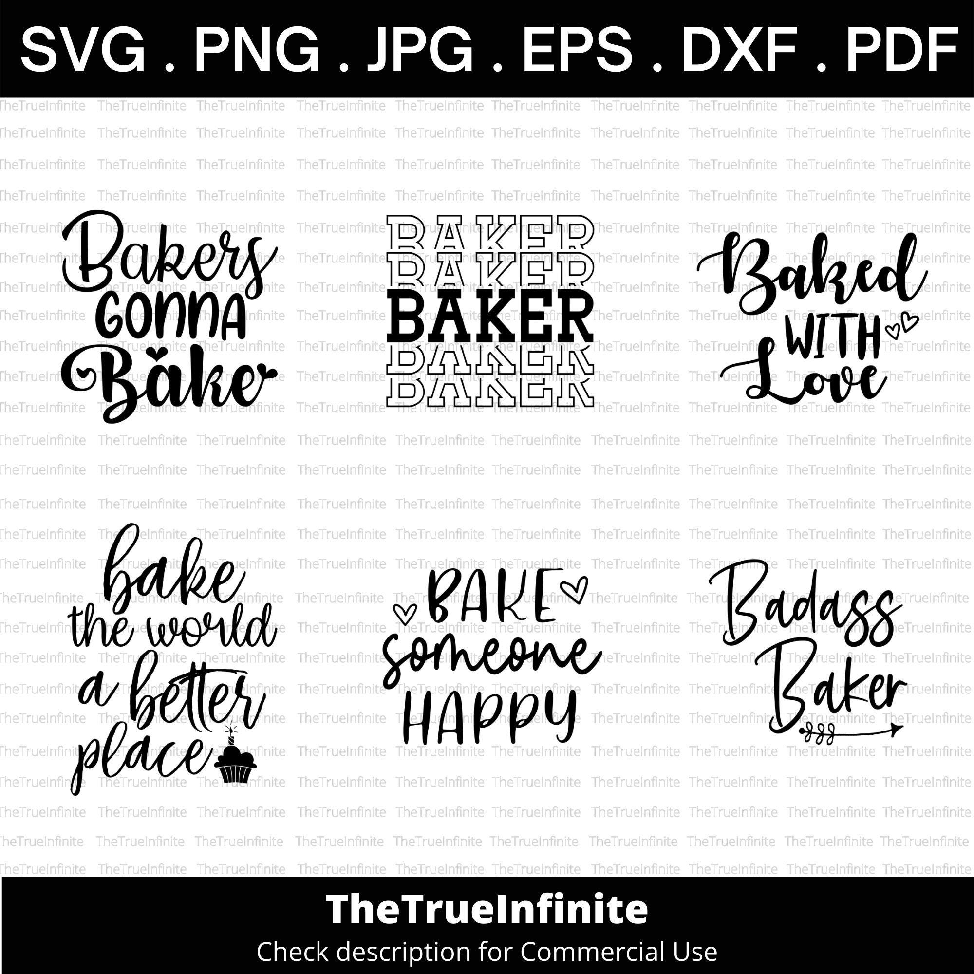 Baker Svg Mega Bundle Baking Lover Svg Bundle Cookie Baker - Etsy
