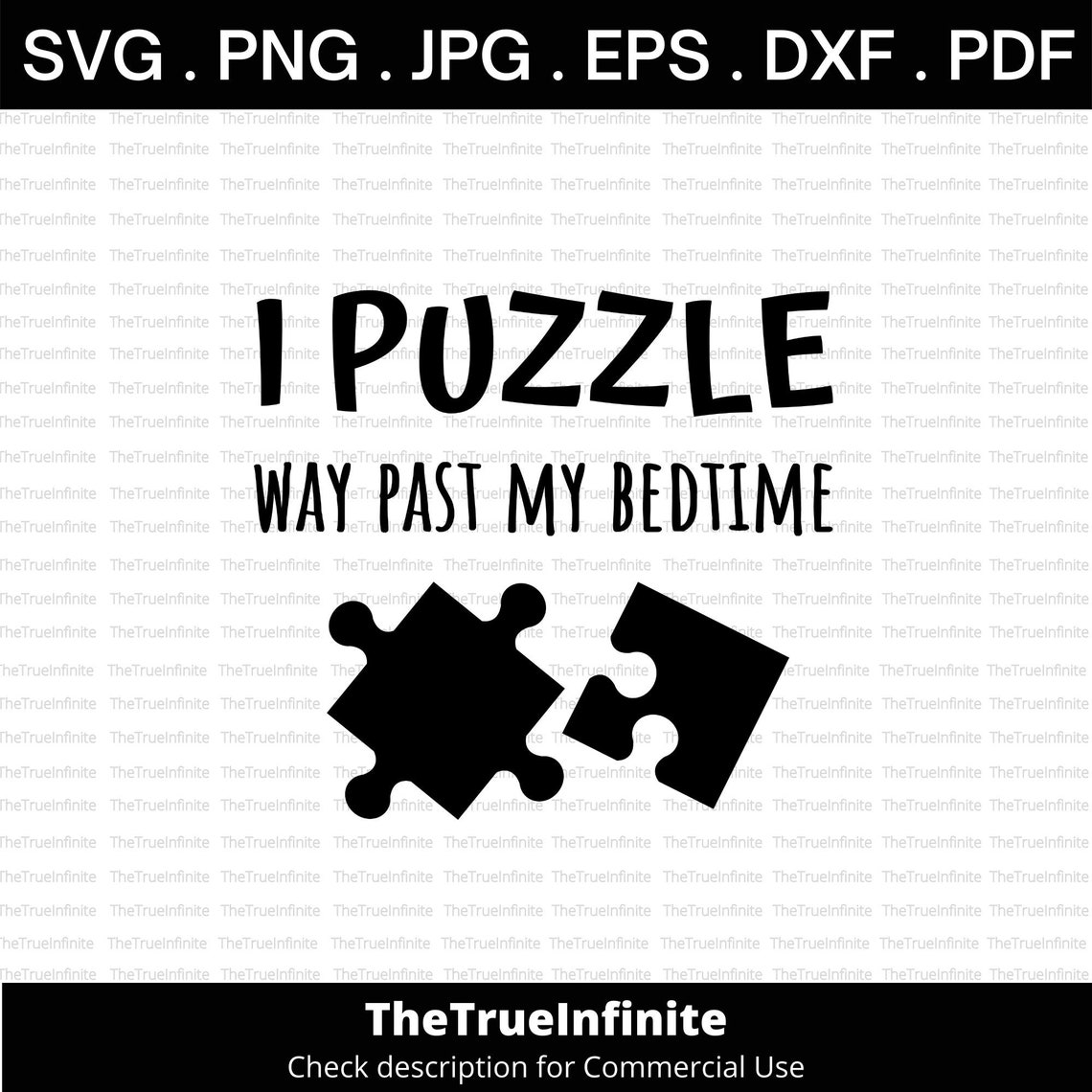 Puzzle Svg Bundle Gifts for Jigsaw Puzzle Lover Funny | Etsy
