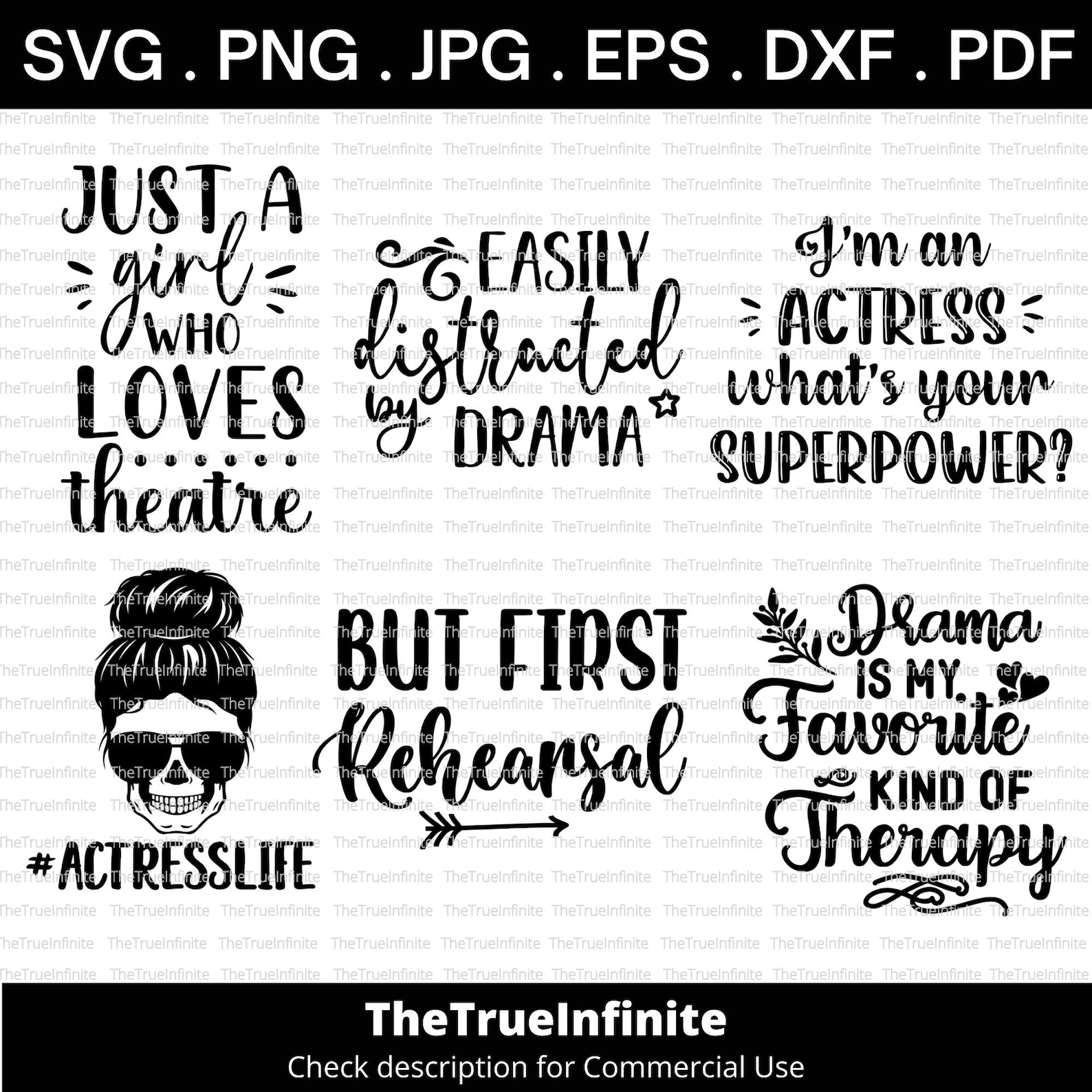 Drama Theater Svg Bundle Theatre Svg Broadway Actor - Etsy