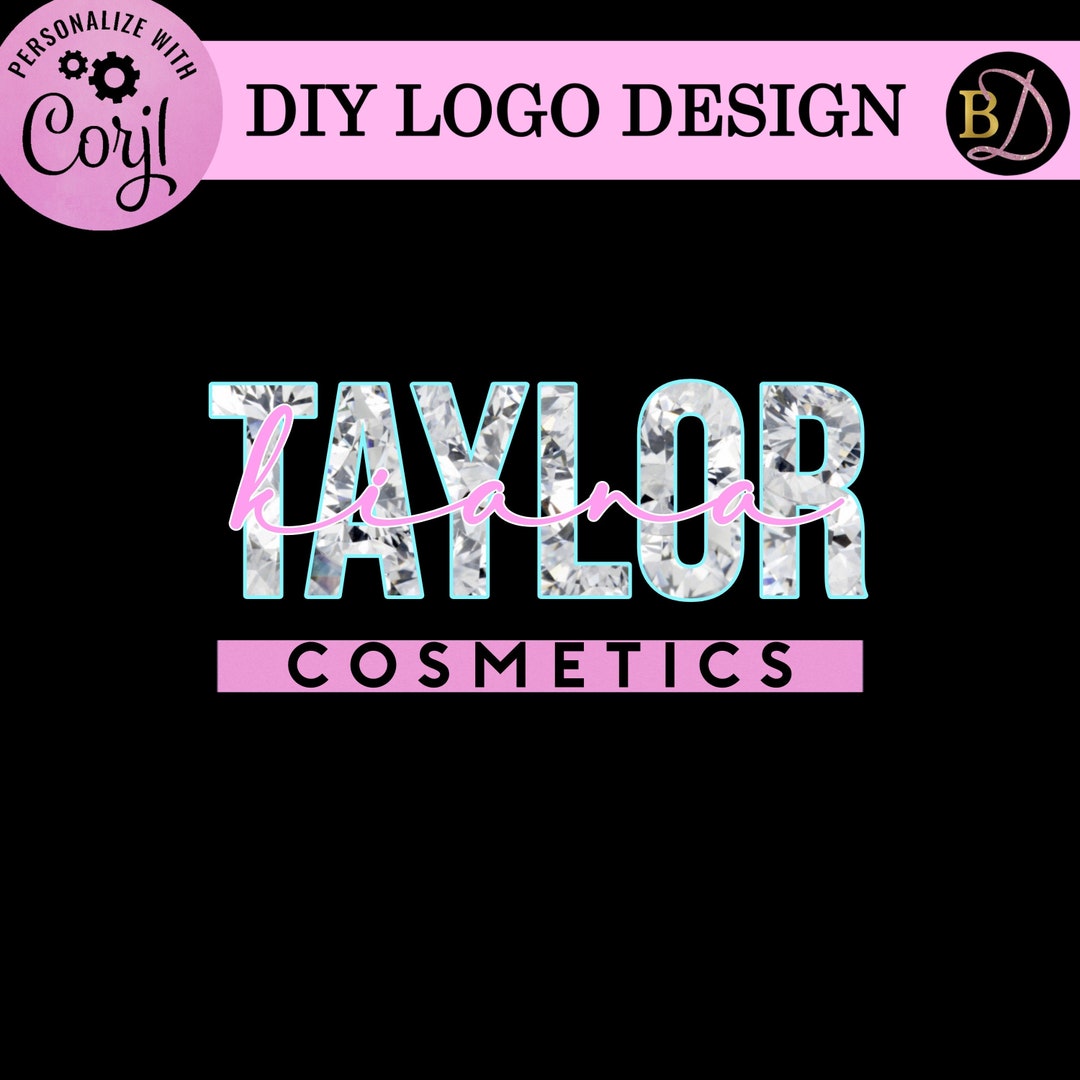 TAYLOR LOGO DESIGN Template Diy Business Entrepreneur Social Media ...