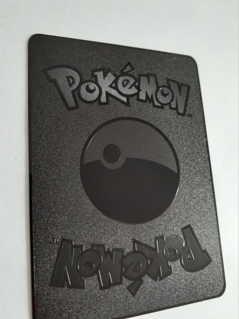 Shining Charizard Shadow GX 1st Edition Black Gold Pokemon Metal Card ...