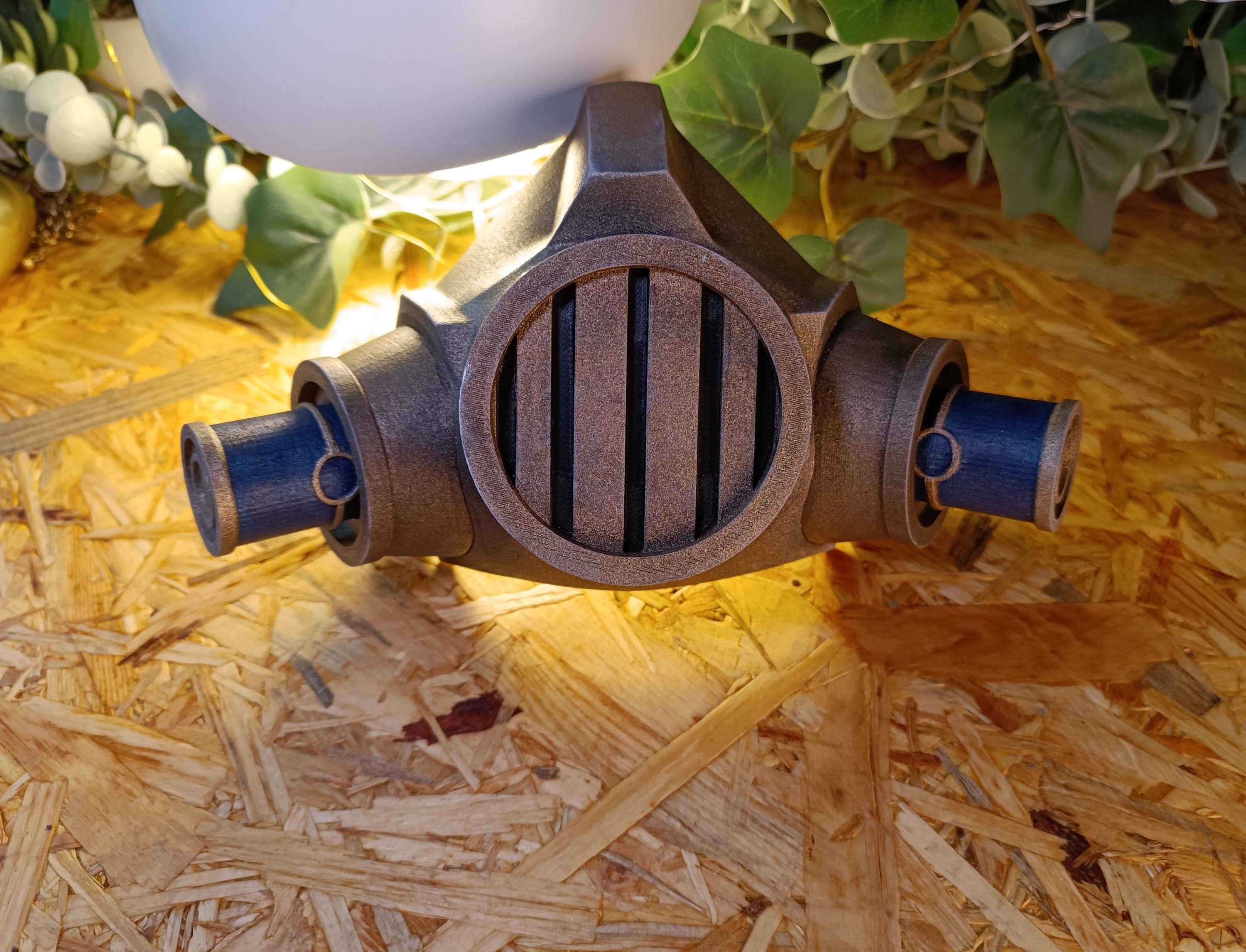 Arcane Enforcer Mask – 3D Printed & Hand-painted | Cosplay Prop in ...