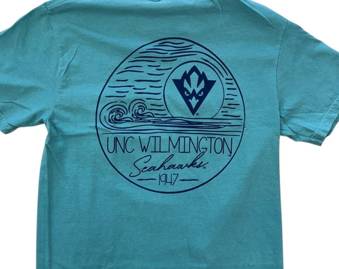 Seahawk Hat or Infinity Scarf, Uncw-themed, Hand-crocheted - Etsy