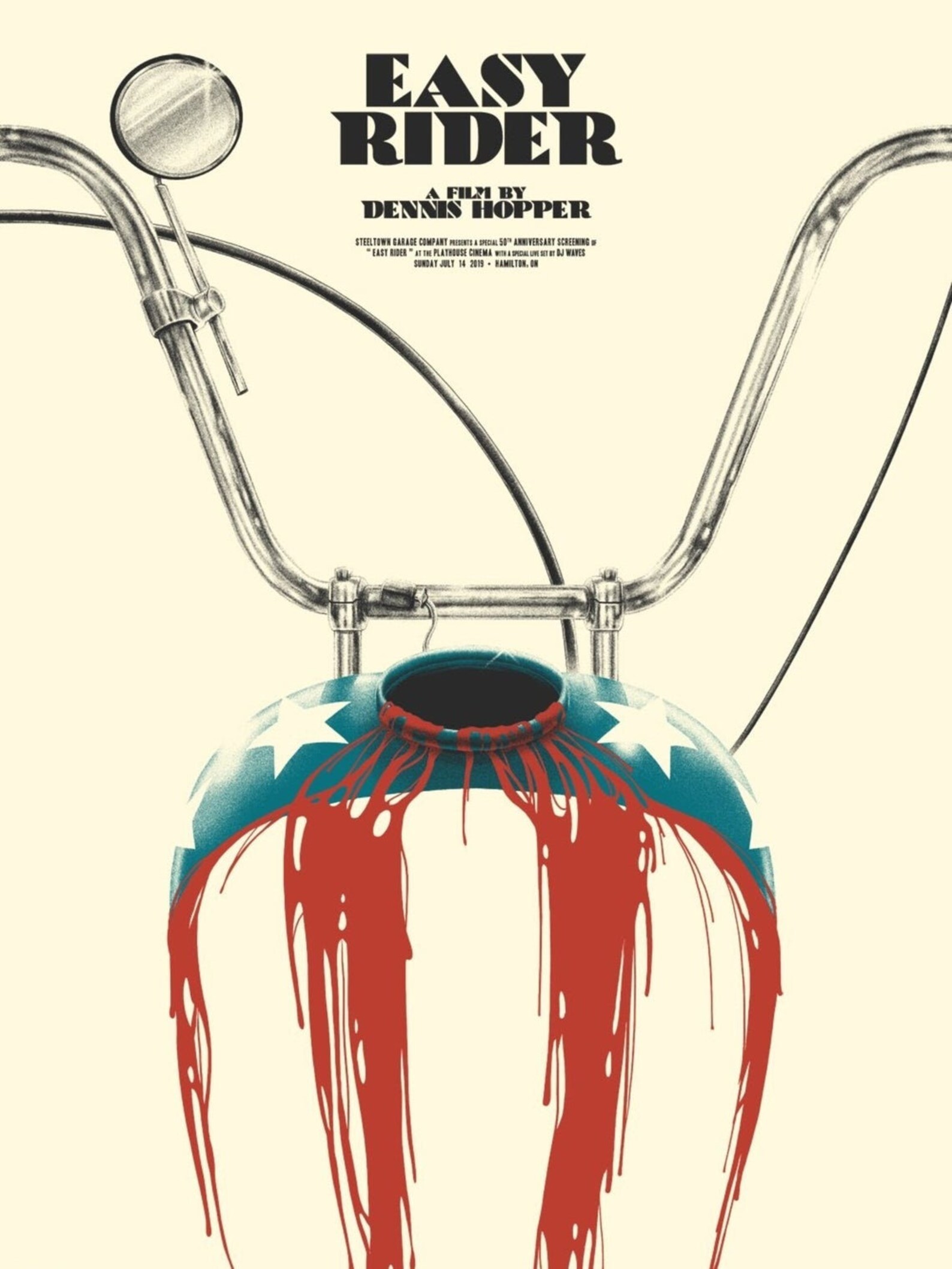 Easy Rider Movie Original Art Poster Film Poster Unframed Poster Wall ...