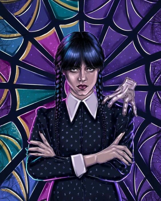 Wednesday Movie Poster Original Art Film Poster Unframed - Etsy