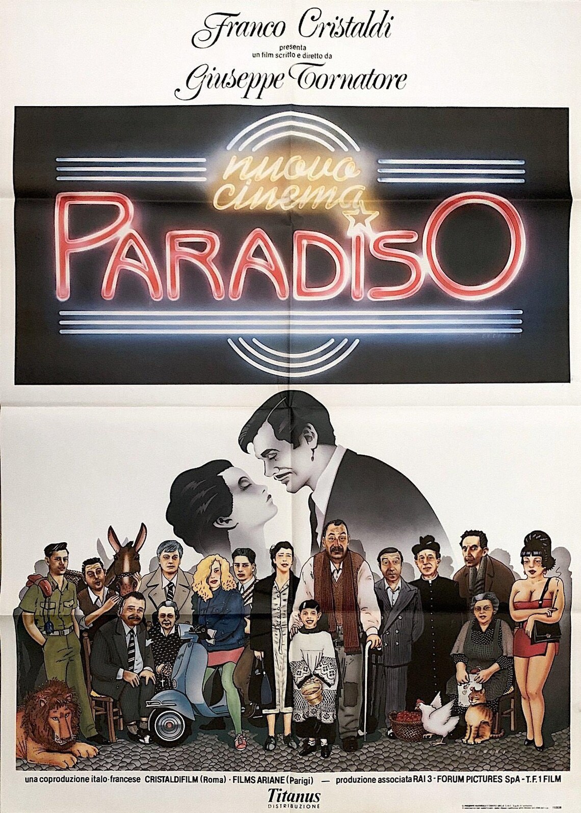 Cinema Paradiso Movie Original Art Poster Film Poster Unframed | Etsy