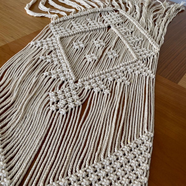 Macrame Runner - Etsy UK