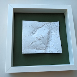 Personalised 3D Relief Map A Print of the Terrain Where You - Etsy