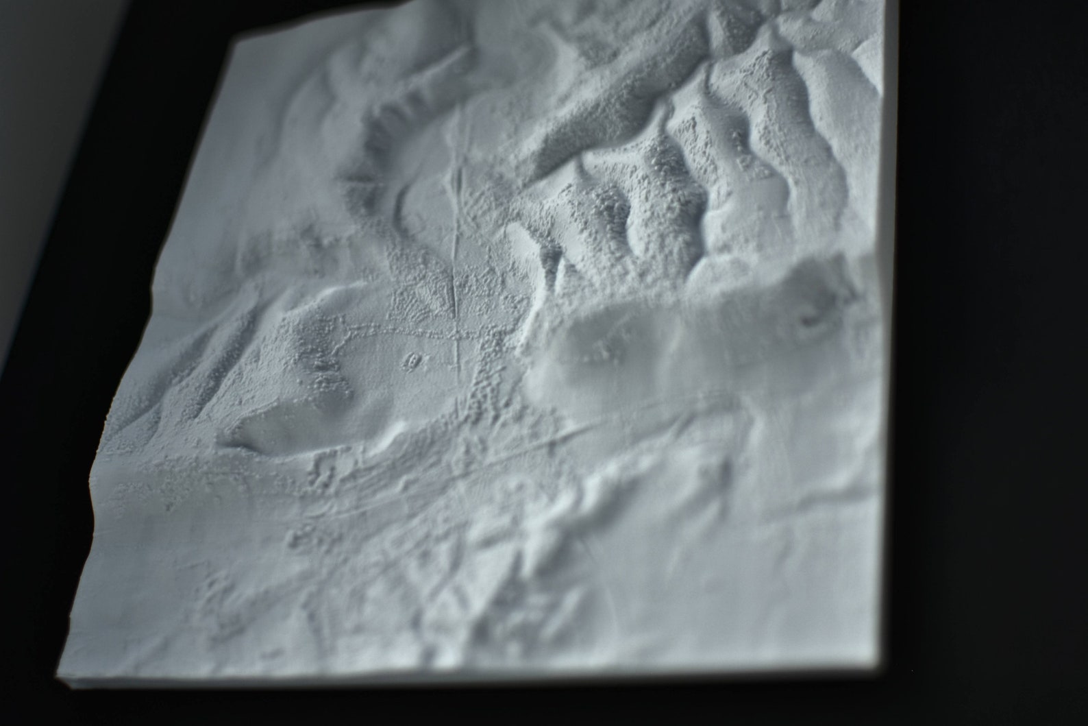Personalised 3D Relief Map A Print of the Terrain Where You Live - Etsy