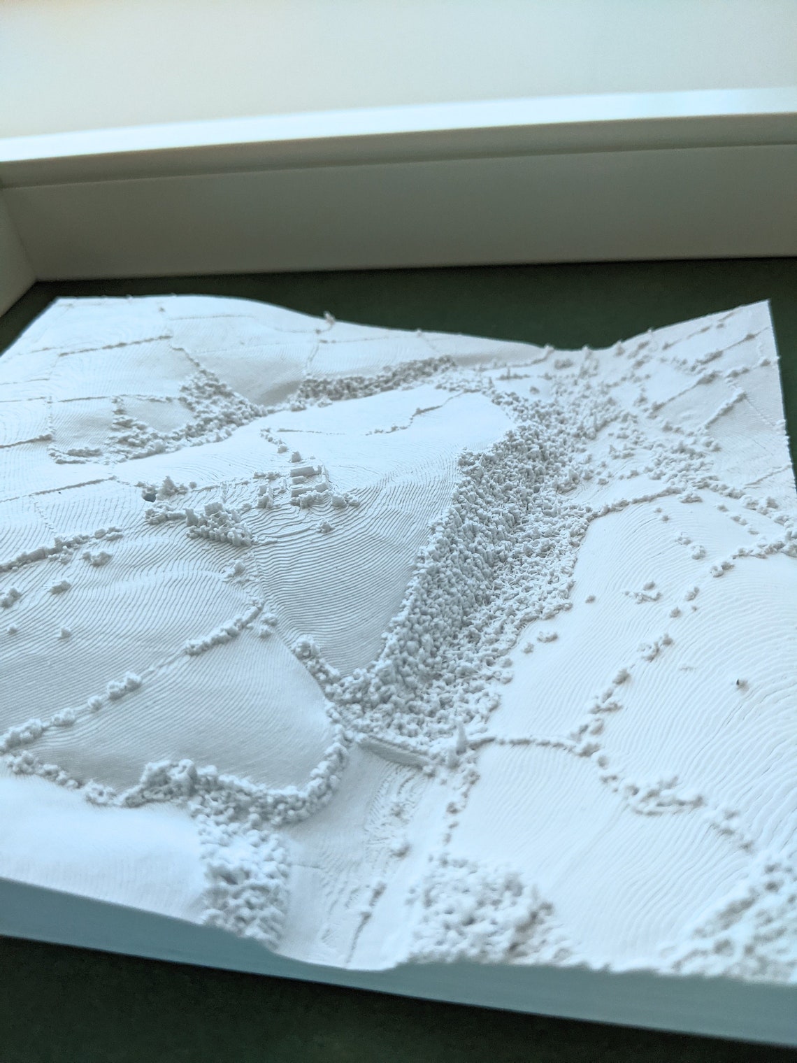 Personalised 3D Relief Map A Print of the Terrain Where You - Etsy