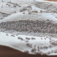 Personalised 3D Relief Map - A Print of the Terrain Where You Live ...