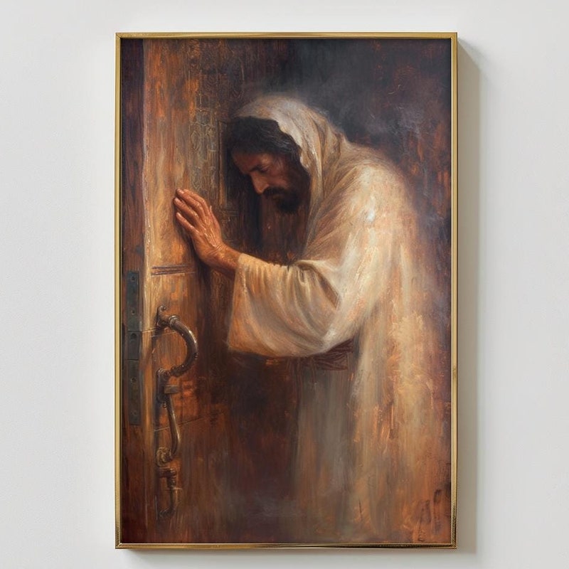 Jesus Knocking Door - Etsy