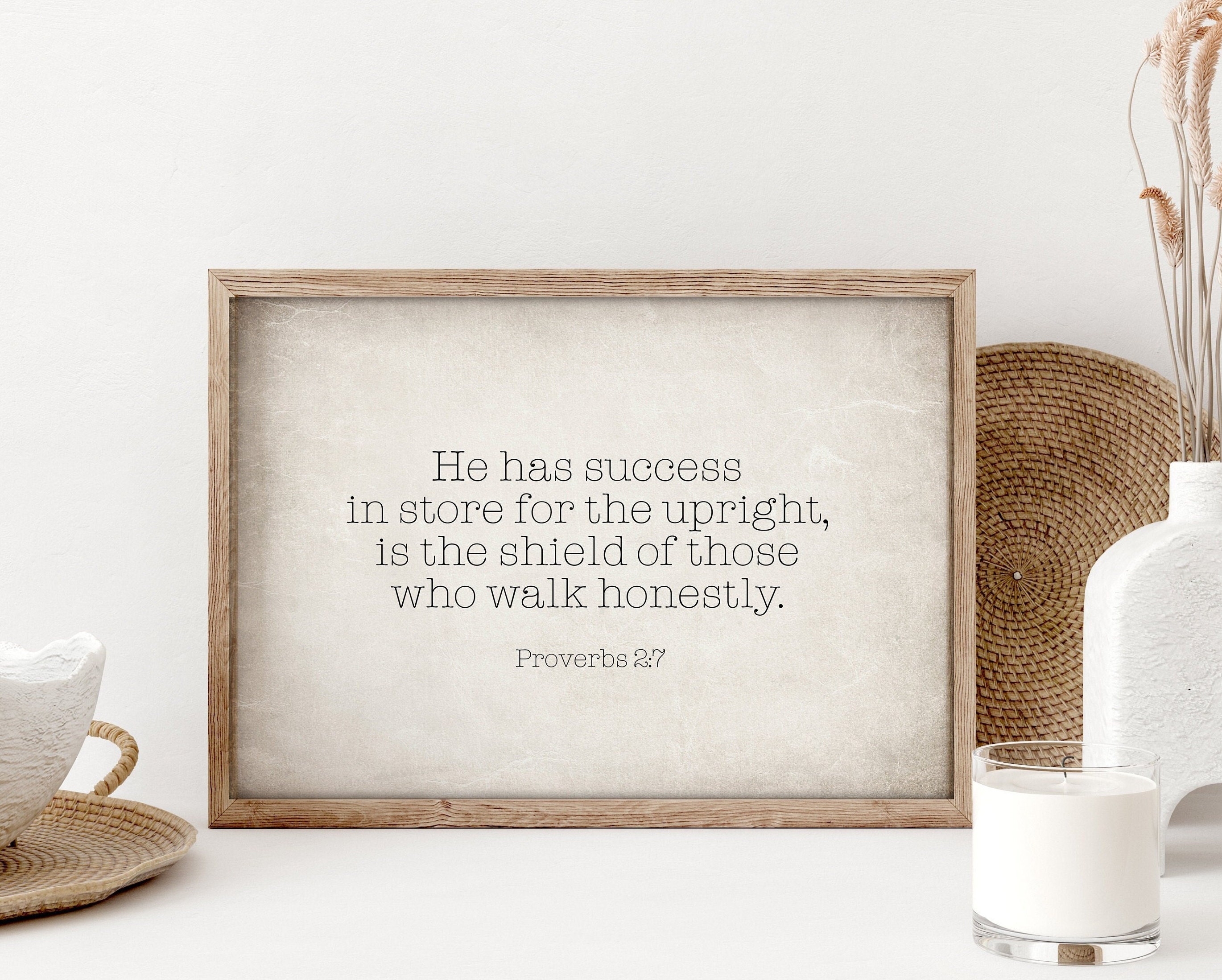 Inspiring Art for Men, Neutral Wall Art, Inspirational Gift, Success ...
