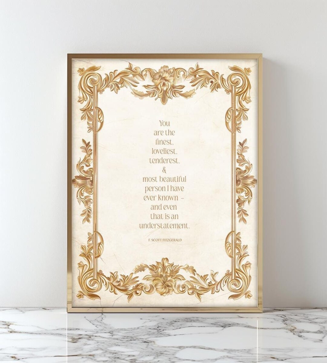 Understatement Quote by F. Scott Fitzgerald, Loveliest, Tenderest, Most ...