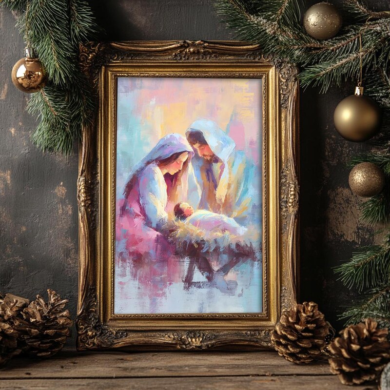 Nativity Bright Colors - Etsy UK