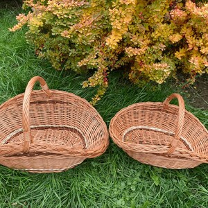 Firewood Basket With Handle Wicker Log Carrier Rattan Log - Etsy