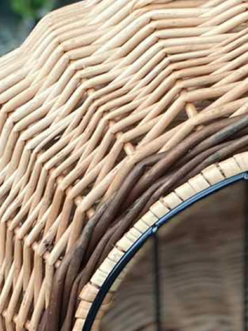 Wicker Cat Carrier, Woven Cat Basket, Basket for Animals, Rattan Pet ...