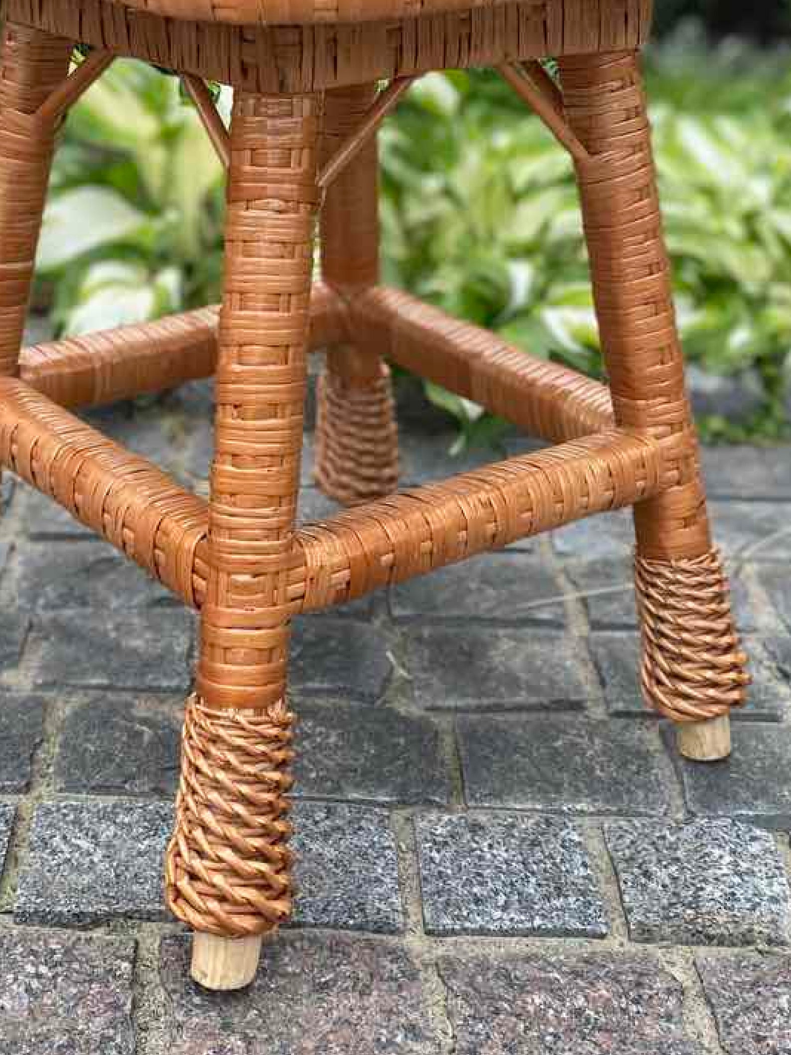 Stools for Kitchen Wicker Stool Wooden Stool Small Wooden - Etsy