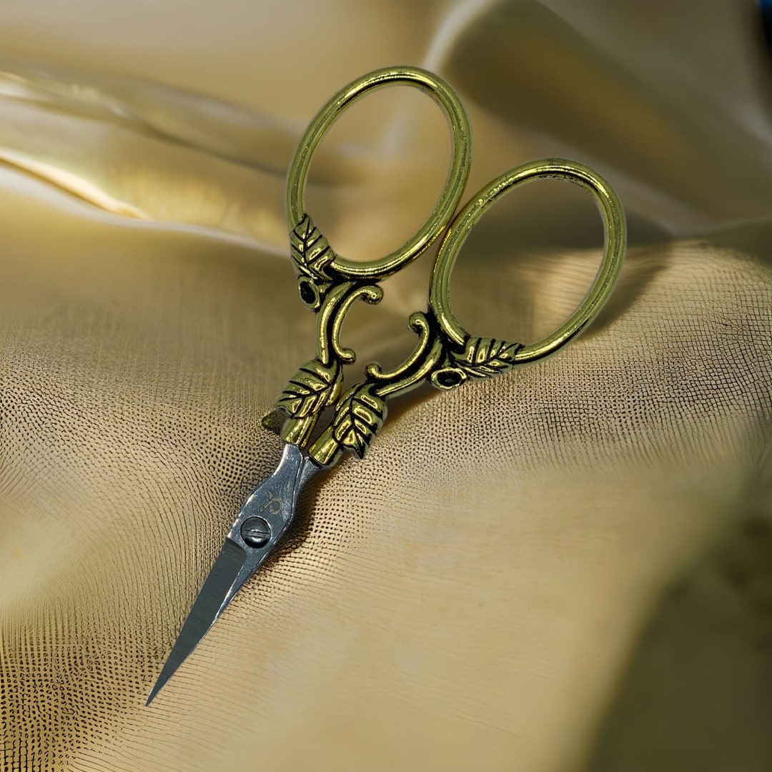 Beautiful Leaf Inspired Scissors Decorative Scissors Vintage Scissors ...
