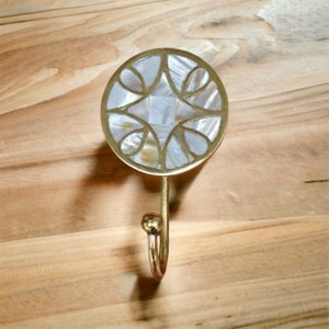 Beautiful Luxe Brass Hook | Beautiful Coat Hook | Wall Hanger | Luxe ...