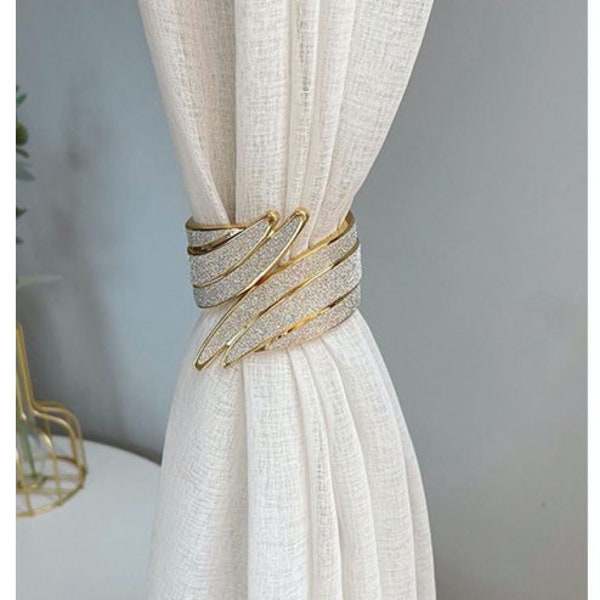 Gold Curtain Tie Backs - Etsy