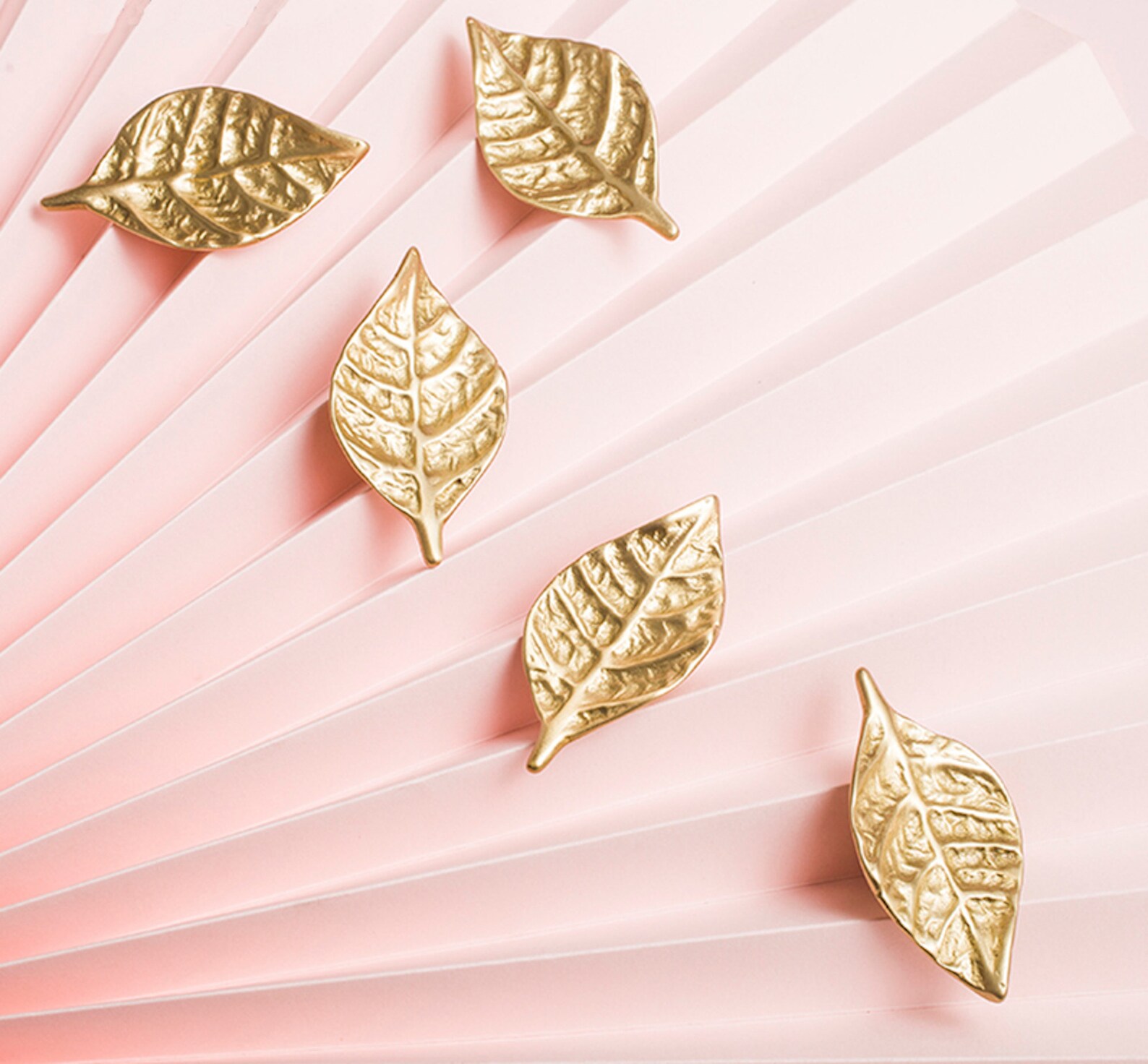 Beautiful Leaf Shaped Brass Knob Kitchen Cabinet Knob - Etsy