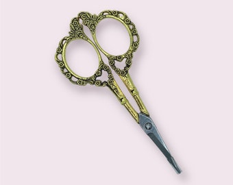 Gold Butterfly Shape Scissors /gold Antique Vintage Scissors ...