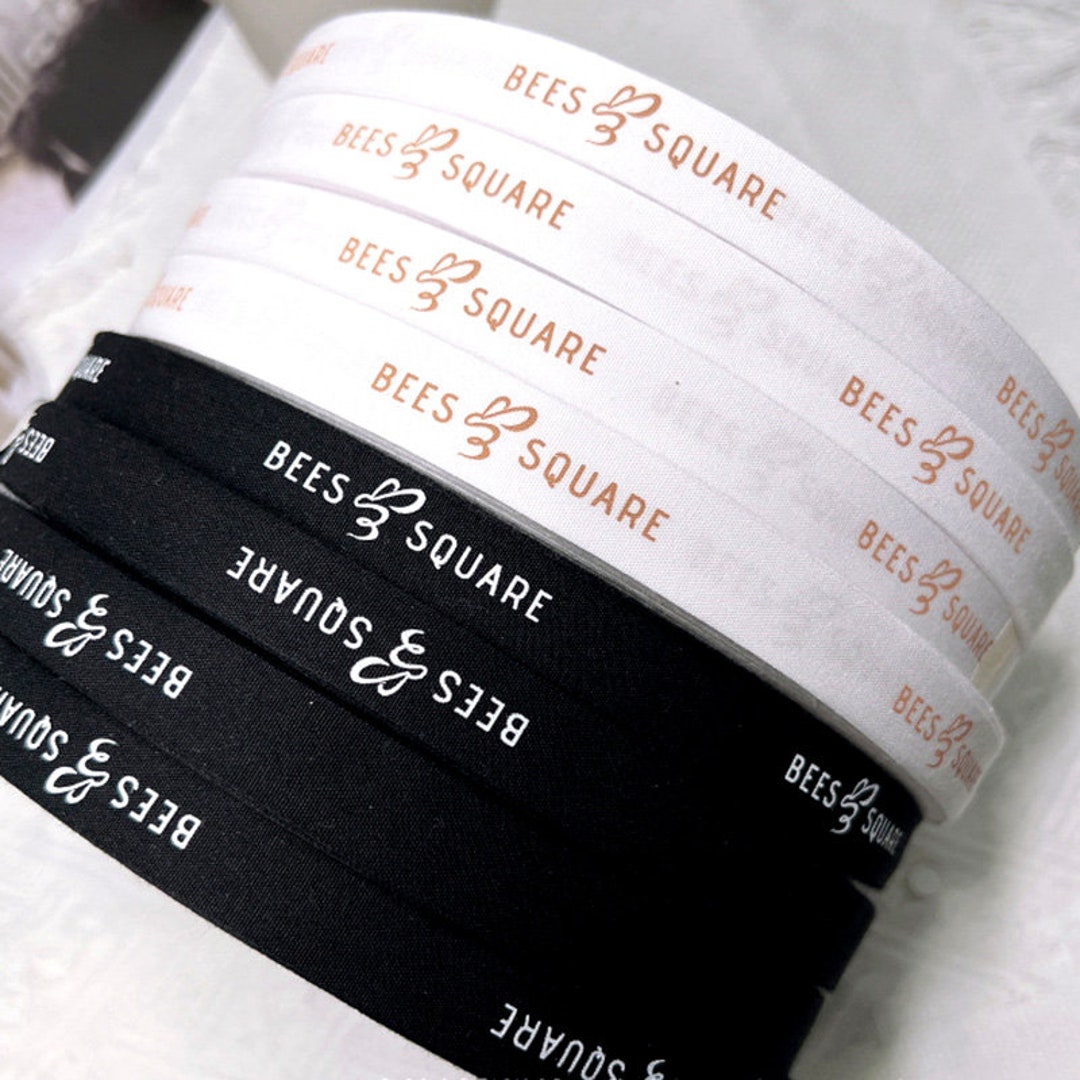 Custom Printed Cotton Ribbon: Personalized Logo, DIY Sewing, Gift Wrap ...