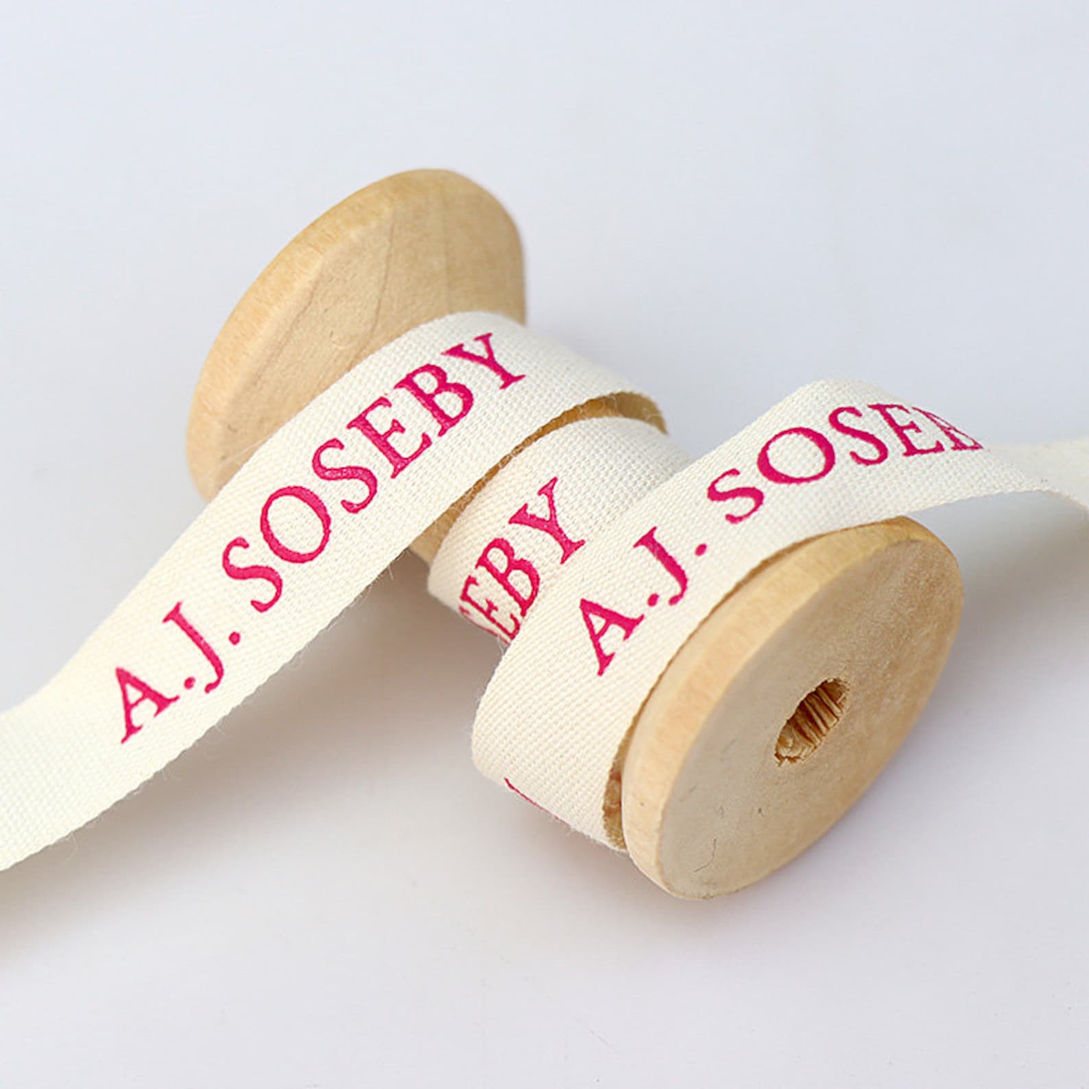 Custom Printed Cotton Ribbon: Personalized Logo, DIY Sewing, Gift Wrap ...