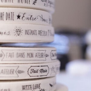 Custom Printed Cotton Ribbon: Personalized Logo, DIY Sewing, Gift Wrap ...