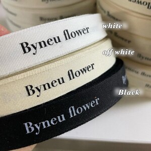 Custom Printed Cotton Ribbon: Personalized Logo, DIY Sewing, Gift Wrap ...